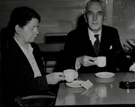 Prof Arnold Toynbee Wife Have Cup Editorial Stock Photo - Stock Image ...