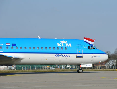 Launch day of new KLM service to Schiphol at Manston International ...
