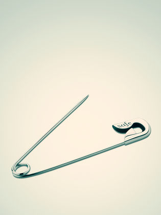 Safety Pin Word Safe Editorial Stock Photo - Stock Image | Shutterstock