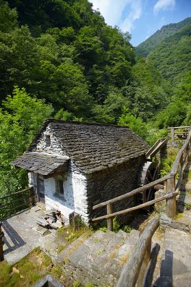 Stone House Mill Rustic Mountain Peasant Editorial Stock Photo - Stock ...