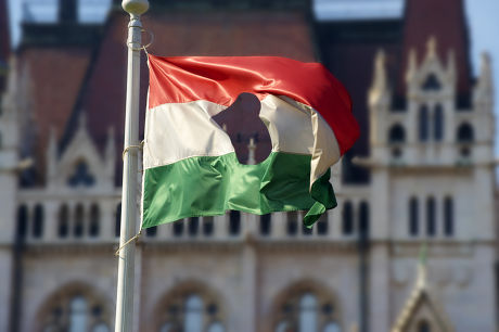Flag Hole Commemorating 1956 Uprising Outside Editorial Stock Photo ...