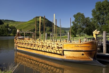 Replica Roman Wine Boat Stella Noviomagi Editorial Stock Photo - Stock ...