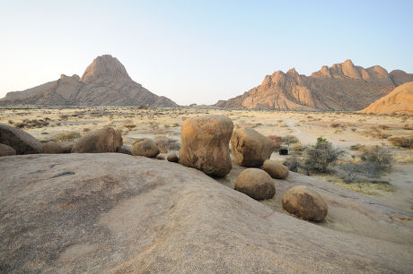 Savannah Landscape Sunset Rock Formations Great Editorial Stock Photo ...