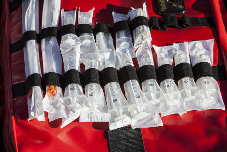 Medical Emergency Kit During Emergency Exercise Editorial Stock Photo ...