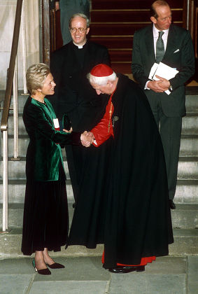 Duke Duchess Kent Cardinal Basil Hume Editorial Stock Photo - Stock ...