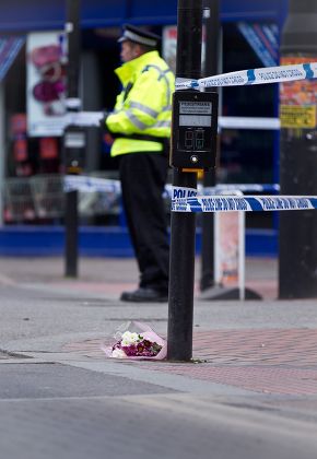 Cordon Place Scene While Forensic Enquiries Editorial Stock Photo ...