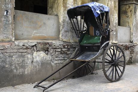 Unattended Rickshaw Sudder Street Calcutta India Editorial Stock Photo ...