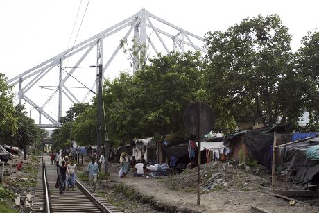 Shanty Town Alongside Railway Line Near Editorial Stock Photo - Stock ...