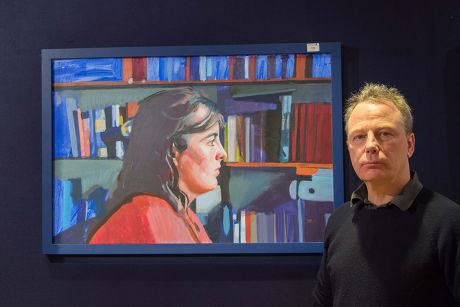 Peter Edwards His Painting Carol Ann Editorial Stock Photo - Stock ...