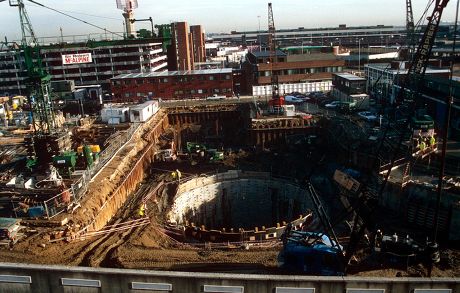 Building Construction Work Where Tube Collapsed Editorial Stock Photo ...