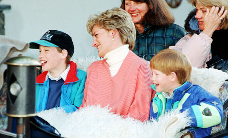 Prince William Princess Diana Prince Harry Editorial Stock Photo ...