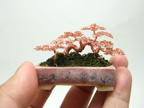 Copper Wire Bonsai Tree By Ken Editorial Stock Photo - Stock Image ...