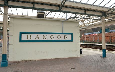 Bangor Railway Station North Wales Britain Editorial Stock Photo ...