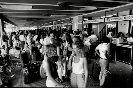 Cyprus Incident Turkish Invasion Evacuation 1974 Editorial Stock Photo ...
