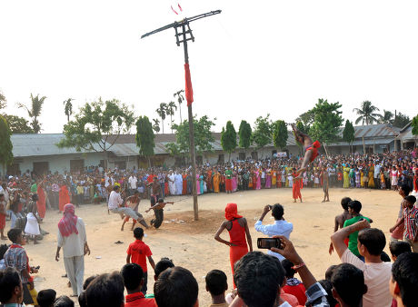 Human Charak Swung Round Part Ritual Editorial Stock Photo - Stock ...