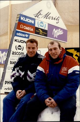 English Bobsledder Mark Tout Left British Editorial Stock Photo - Stock ...