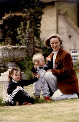 Kate Rabett Fashion Model Her Children Editorial Stock Photo - Stock ...