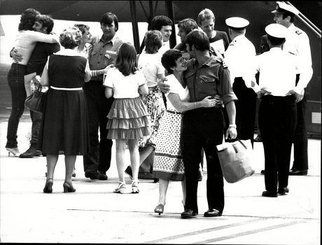 Falklands Island War British Forces Homecoming Editorial Stock Photo ...