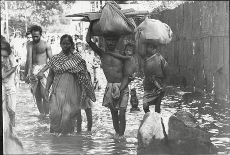Pakistan Civil War Refugees 1971 Flooded Editorial Stock Photo - Stock ...