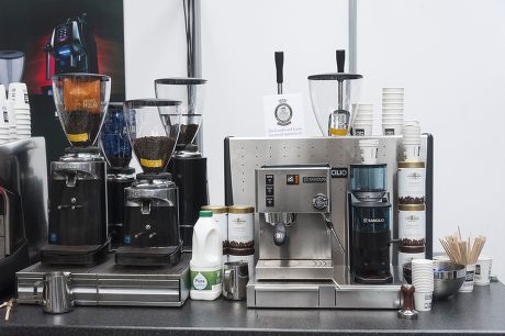 Espresso Coffee Machines On Display Editorial Stock Photo - Stock Image ...