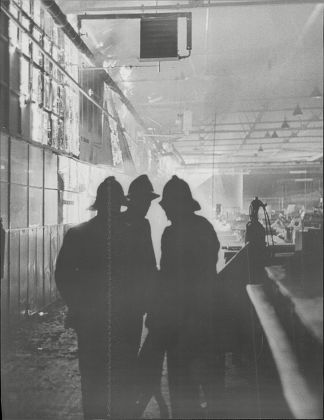 Fire Avro Aircraft Works Chadderton Manchester Editorial Stock Photo ...