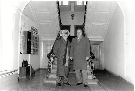 Playwright Author Edvard Radzinsky Left Boris Editorial Stock Photo ...