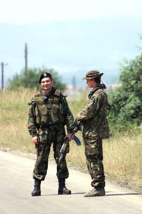 Most Southerly Serbian Soldier Left Talking Editorial Stock Photo ...