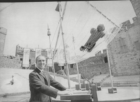 Lord Tonypandy Mp Lectern Caernarven Castle Editorial Stock Photo ...