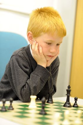 Model Released Boys Play Chess Therapy Editorial Stock Photo - Stock ...
