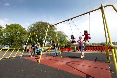 Modern Day Swings Wicksteed Park Editorial Stock Photo - Stock Image ...