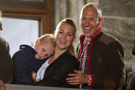 Arjen Robben Wife Bernadien Son Luca Editorial Stock Photo - Stock ...