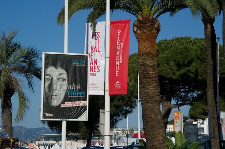 Cannes Festival Posters On La Croisette Editorial Stock Photo - Stock ...