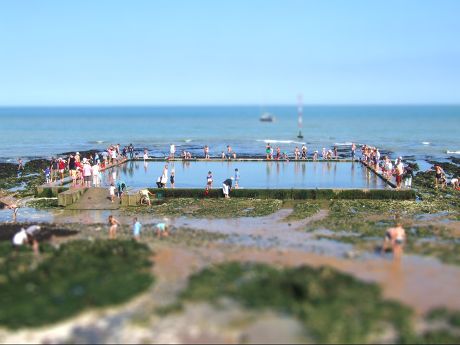 Tidal Paddling Pool Broadstairs Kent England Editorial Stock Photo ...