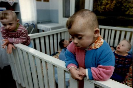 Russian Children Downs Syndrome Children Orphanage Editorial Stock ...