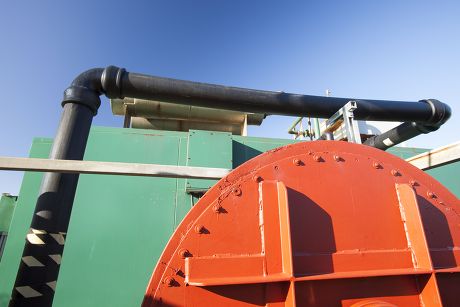 Methane Biogas Generator Producing Green Electricity Editorial Stock ...
