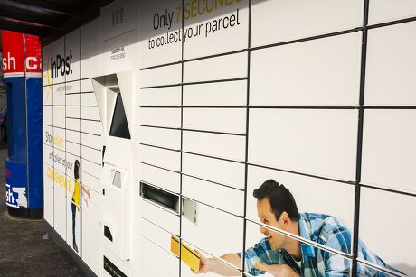 Parcel Collection Point Bingley West Yorkshire Editorial Stock Photo ...