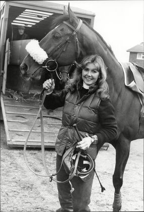 Racehorse Trainer Former Jockey Geraldine Rees Editorial Stock Photo ...