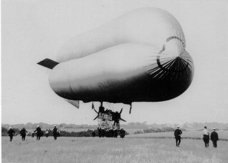 C Class Nonrigid Airship Employed On Editorial Stock Photo - Stock ...