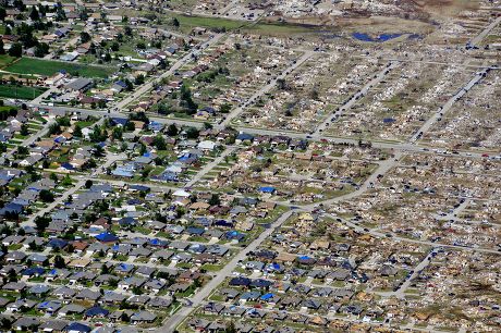 Arial View City Moore Oklahoma After Editorial Stock Photo - Stock ...
