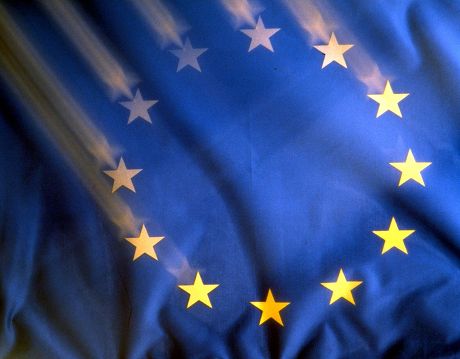 European Community Flag 1995 Editorial Stock Photo - Stock Image ...