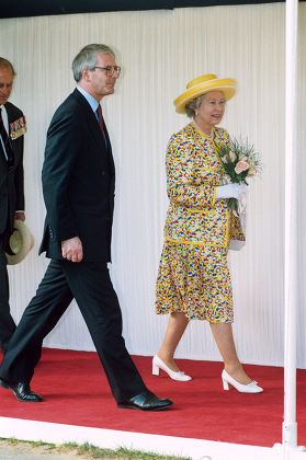 John Major Queen Elizabeth Ii Editorial Stock Photo - Stock Image ...
