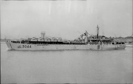Royal Navy Landing Craft Narvik Leaving Editorial Stock Photo - Stock ...