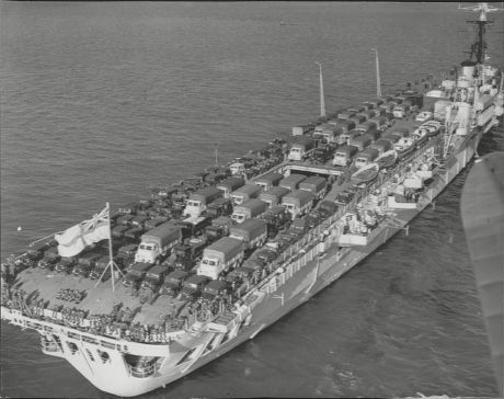 Hms Theseus R64 Colossusclass Light Fleet Editorial Stock Photo - Stock ...