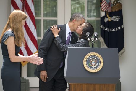 Samantha Powers Barack Obama Ambassador Susan Editorial Stock Photo ...