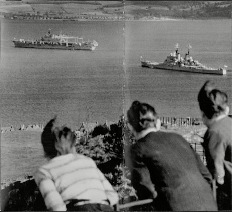 Hms Implacable Implacableclass Aircraft Carrier Royal Editorial Stock ...