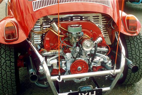 Volkswagen Baja Beetle Showing Engine Detail Editorial Stock Photo ...