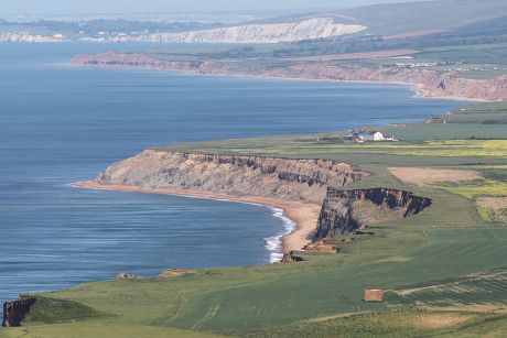 Views Over Atherfield Point Isle Wight Editorial Stock Photo - Stock ...
