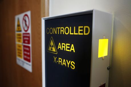 Xray Warning Sign Hospital Editorial Stock Photo - Stock Image ...