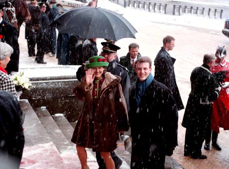 PRINCE JOACHIM MARRIAGE TO ALEXANDRA MANLEY, COPENHAGEN, DENMARK - 1995 ...