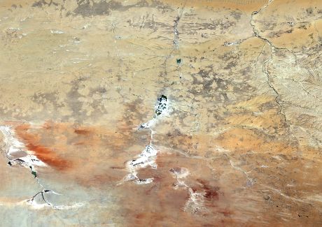 Ordos Plateau China True Colour Satellite Editorial Stock Photo - Stock ...